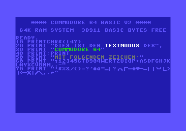 Standard Textmodus – C64-Wiki