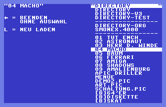 Filerequester/directory – C64-Wiki