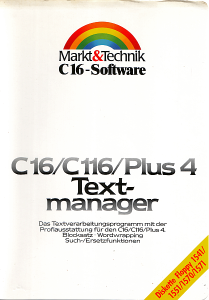 C16/C116/Plus4 Textmanager – C64-Wiki