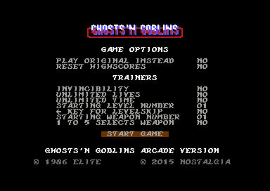 Ghosts'n Goblins Arcade – C64-Wiki