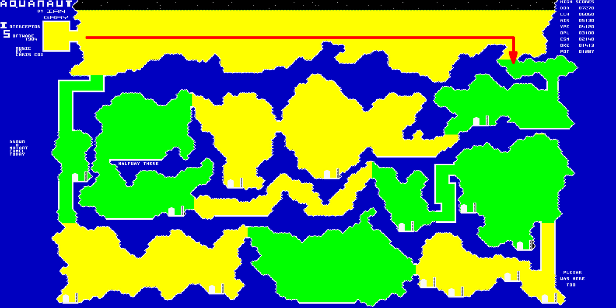 Aquanaut (Interceptor) – C64-Wiki