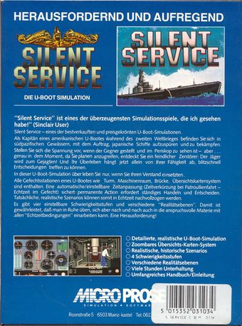 Silent Service – C64-Wiki