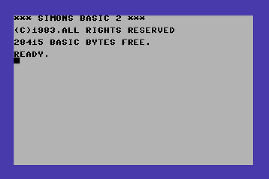 Simons Basic Extension Tipps – C64-Wiki
