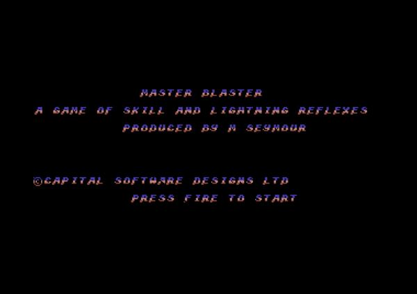 Master Blaster (Kingsoft) – C64-Wiki