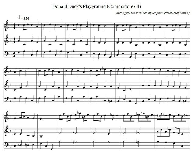 Donald Duck's Playground – C64-Wiki