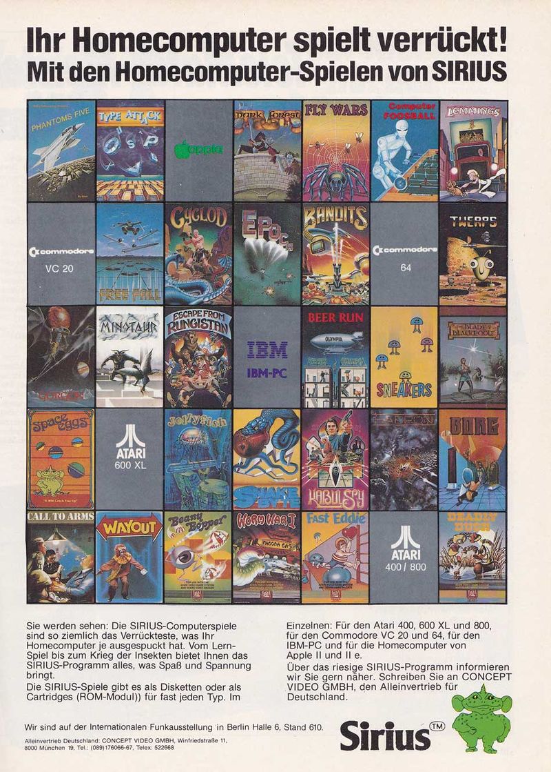 Sirius Software – C64-Wiki