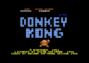 Donkey Kong (Ocean) – C64-Wiki